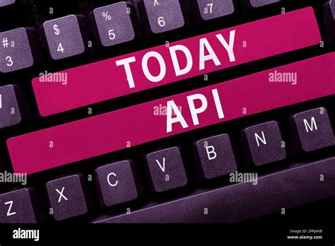 Text Sign Showing Api Concept Meaning Set Of Routines Protocols And