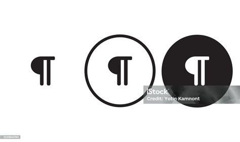 Icon Show Hide Paragraph Stock Illustration Download Image Now 3d