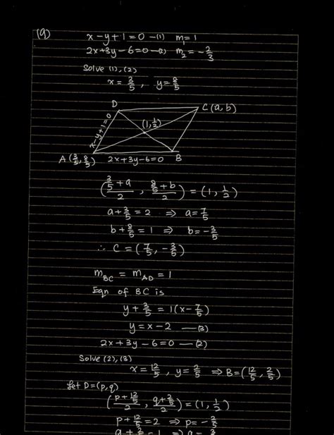 Stpm Mathematics T COORDINATE GEOMETRY