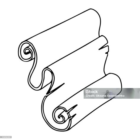 고대 종이 양피지 두루마리 고대 원고 작성된 고대 문서 편지 메시지 페이지 양피지 또는 종교 기도 역사적인 찢어진 종이 벡터 일러스트 레이 션 0명에 대한 스톡 벡터 아트