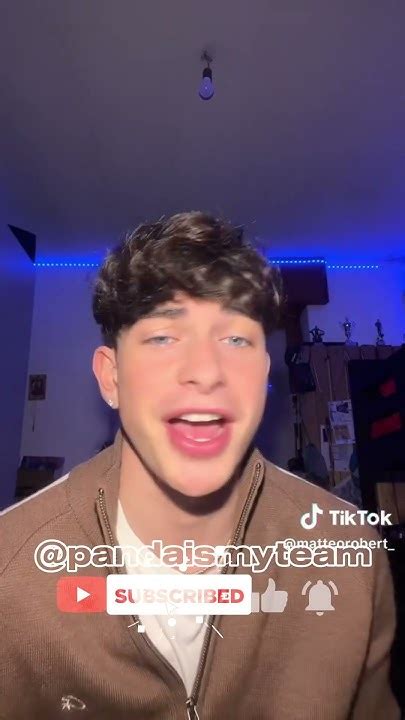 Matteo Robert🤍shorts Tiktok Matteorobert Youtube