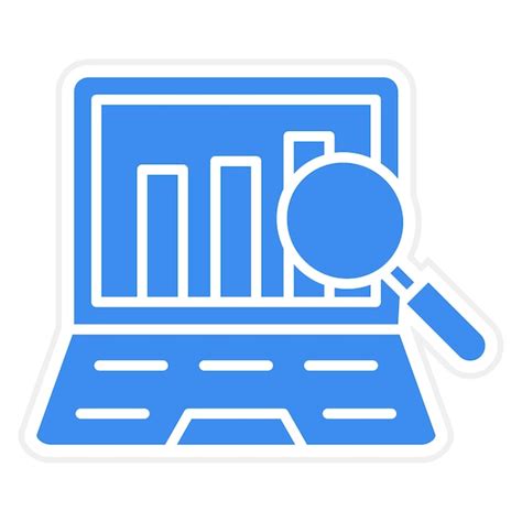 Premium Vector A Computer Screen With A Graph And A Graph On It