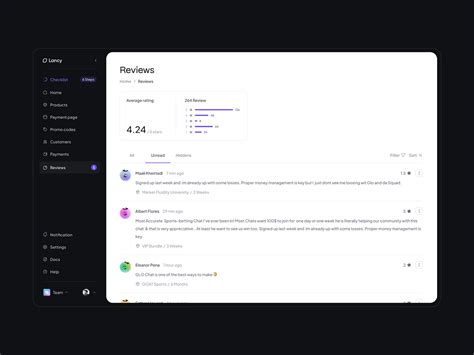 Reviews Dashboard By Sadegh Parizad On Dribbble