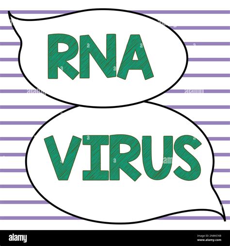 Writing Displaying Text Rna Virus Conceptual Photo A Virus Genetic Information Is Stored In The