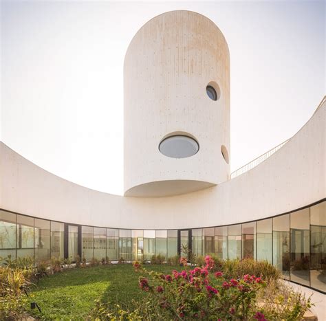 Taep Aap Raises Lighthouse Above White Fortress House In Kuwait