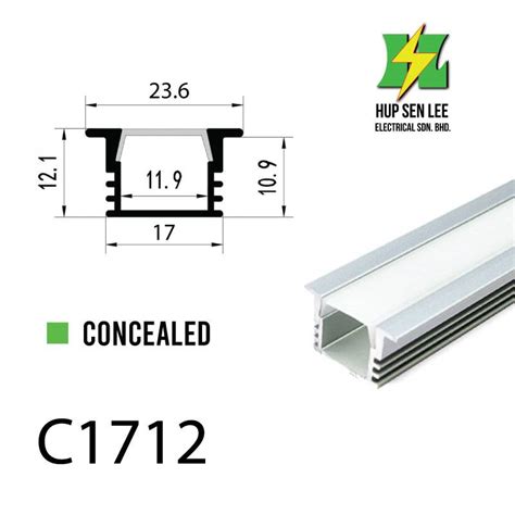 Aluminium Profile Casing For Led Strip Light