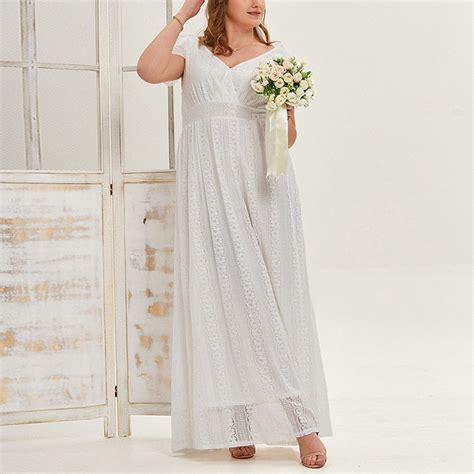 Plus Size White Lace Maxi Dress Hello Curve