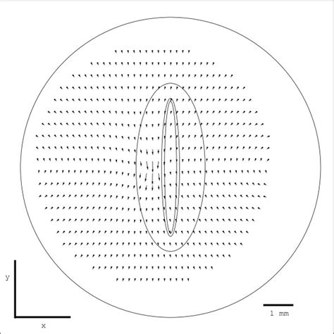 Displacement Field Calculated From A Four Region Finite Element Model Download Scientific