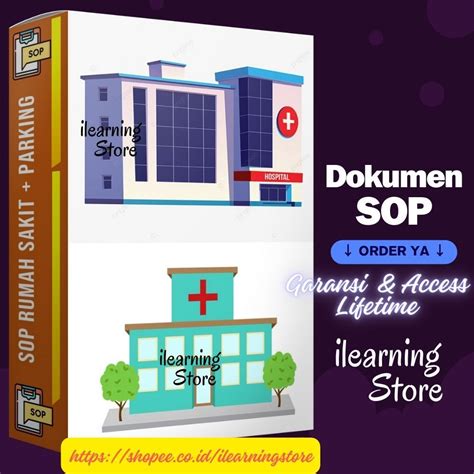 Jual [sop 40] Umum Pelayanan Rumah Sakit Klinik Bonus Parkiing Flowchart Bonus Template