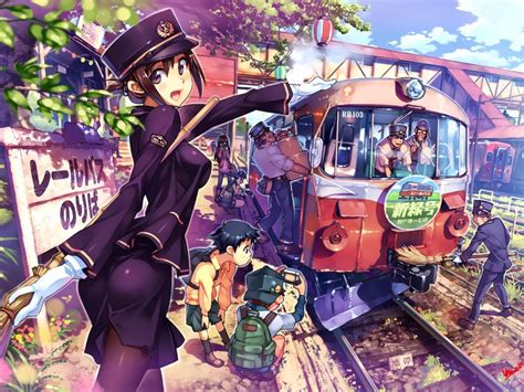 Rail Wars Anime Train Railway Original Characters Wallpapers Hd