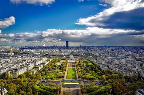 Panorama Of Paris France