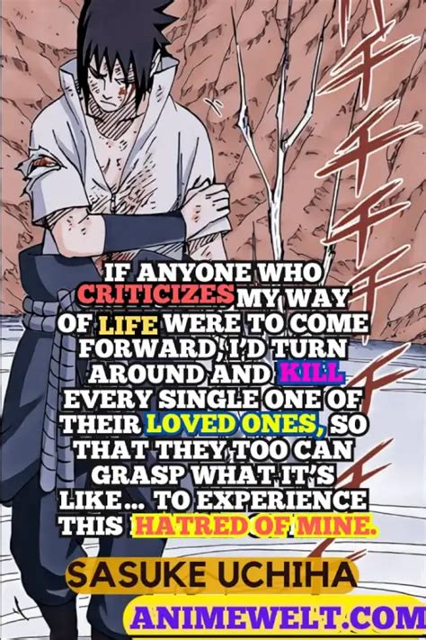 Sasuke Uchiha Quotes 20 Quotes By Shadow Hokage Naruto Shippuden