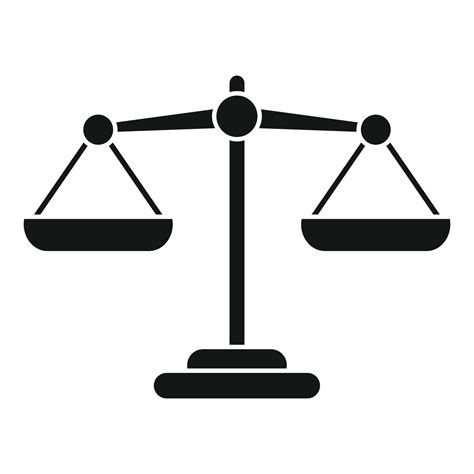 Scales Icon Simple Vector Comparison Balance 15109326 Vector Art At Vecteezy