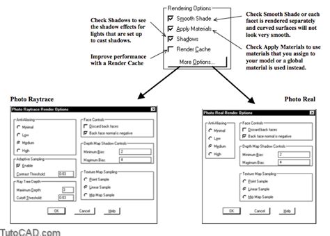 rendering overview in 3d drawing tutorial autocad