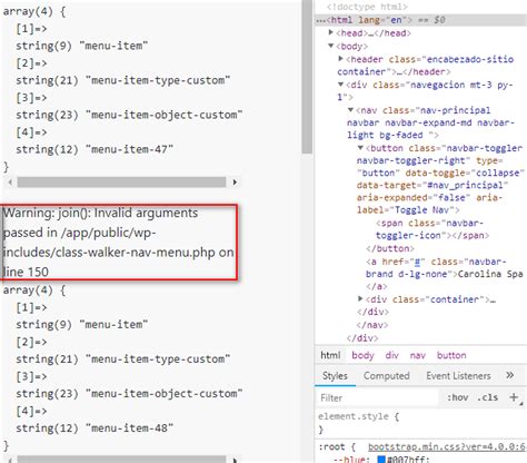 Wordpress Invalid Arguments Passed In Apppublicwp Includesclass