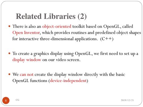 Ppt Introduction To Opengl Basic Library Functions And Syntax