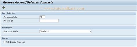 Reraalcnrv Sap Tcode Accrual Deferral Reverse Contracts