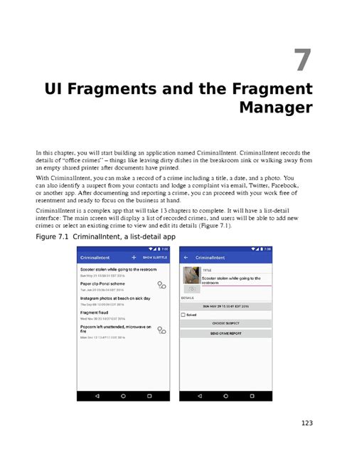 Fragments Part1 Pdf Android Operating System Library Computing