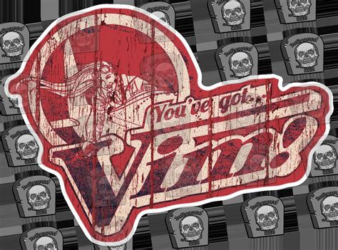Fallout 4 Vim Sticker Png File Download Etsy