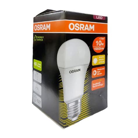 Osram Led 10w Reduced Eye Strain E27 Bulb Replaces 75w