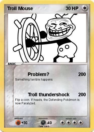Pokémon Troll Mouse Problem My Pokemon Card