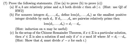 Solved Prove The Following Statements Use A To Prove Chegg