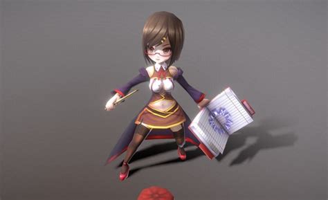 3d Casual Rpg Character 27 Sopia Model Turbosquid 2007840
