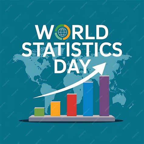 World Statistics Day Vector Image Illustration Premium Ai Generated Vector
