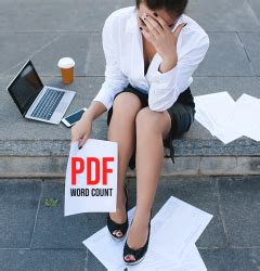 How To Do Word Count On Scanned PDF With Adobe Scan App