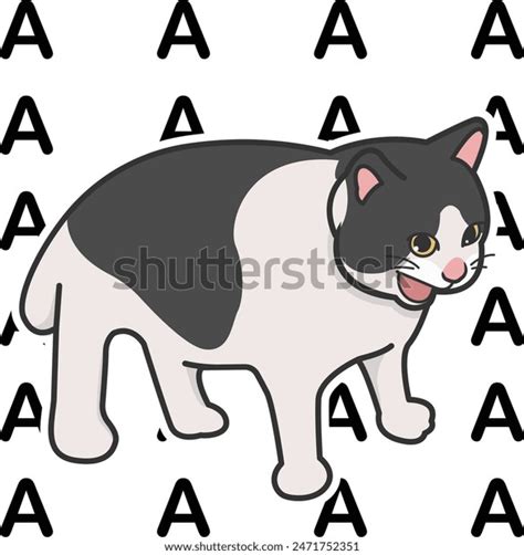 Screaming Cat Meme Vector Cute Illustration Stock Vector Royalty Free