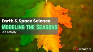 Modeling The Seasons Lab Activity ITeachly Com