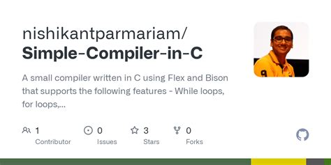 Github Nishikantparmariamsimple Compiler In C A Small Compiler