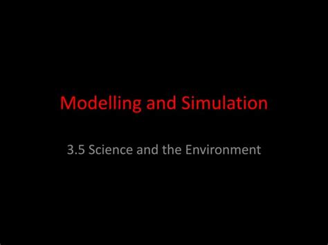 Discrete And Continuous Simulation Ppt