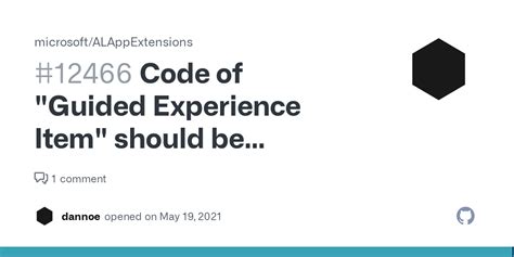 Code Of Guided Experience Item Should Be Language Independent · Issue 12466 · Microsoft