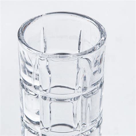 Godinger Radius Crystal Cut Shot Glass Set Of 6 15oz Kitchen Stuff Plus