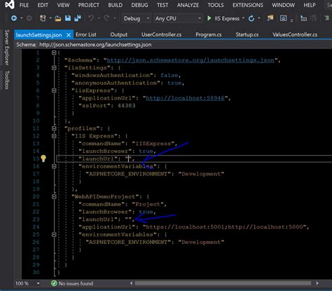 Creating A Web Api Project In Visual Studio Asp Net Core And Swagger
