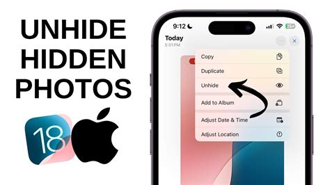 How To Unhide Hidden Photos And Videos On Iphone Ios Youtube