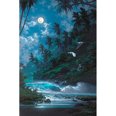 月亮山水 山水月亮国画 伤感说说吧