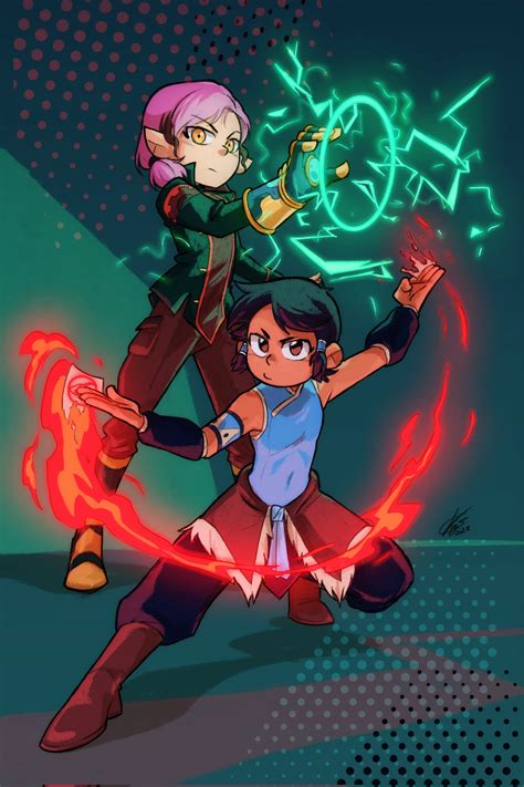 Korra Asami Sato Luz Noceda And Amity Blight Avatar Legends And 2