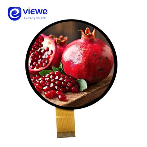 175 Inch 466466 Mipiqspi Round Amoled Display With Touch Screen