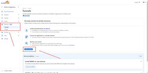 使用 Cloudflare Tunnel 进行内网穿透及反向代理 Tyooe