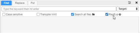 Using Regex In Search Window Dreamsavior