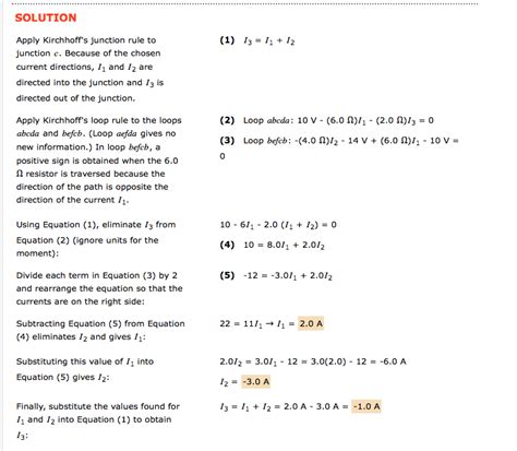 Solved EXAMPLE Another Application Of Kirchhoff S Rules Chegg