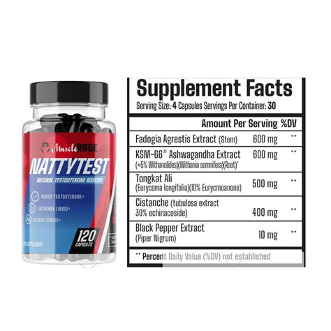 Nattytest Natural Test Boosting Stack Phoenix Supplement Store