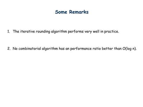 Ppt Approximation Algorithm Iterative Rounding Powerpoint