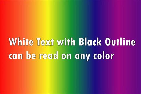 how to add a black outline to my white text in powerpoint powerpoint