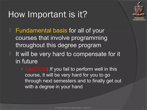 Fundamental Programming Lect 1 Ppt