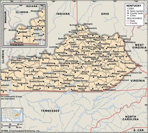 Kentucky History Capital Map Population And Facts Britannica