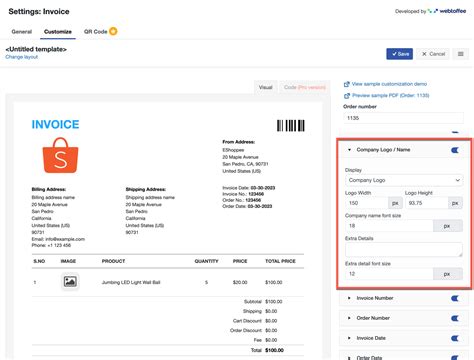 How To Add Logo To WooCommerce Invoices WebToffee