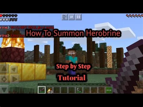 How To Summon Herobrine In Minecraft PE Herobrine Experience Add On Step By Step Tutorial